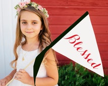 Unique blessed banner related items | Etsy