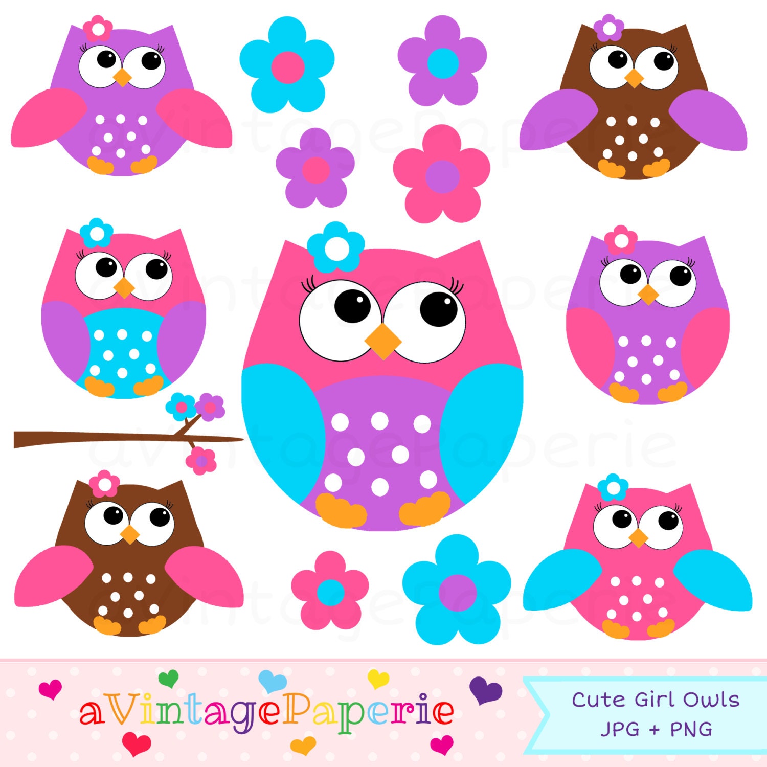 Girl Owl clipart - Girl Owl clip Art - Pink Owl clip art - pink owl clipart - great for an owl ...