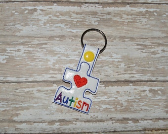 Unique autism key chain related items | Etsy