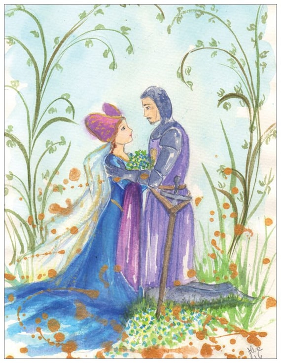 The Legend of Forget-me-not postcard