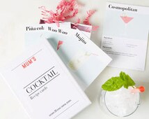 Unique cocktail cards related items | Etsy