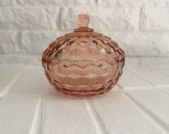 Pink candy dish | Etsy