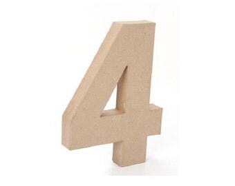 Number four 4 | Etsy