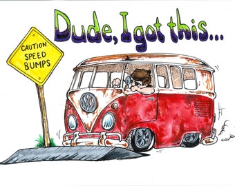 Vw bus tshirt | Etsy