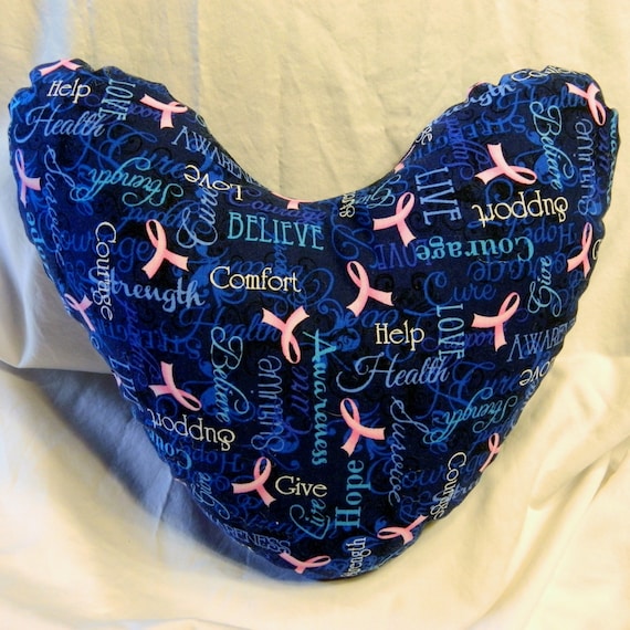 Pink Ribbon Breast Surgery Pillows by PreciousSurvivors on Etsy