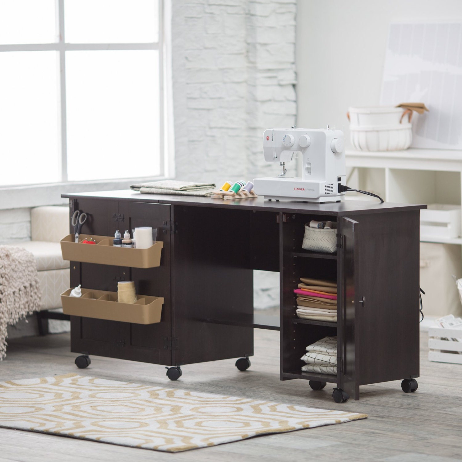 Craft Table Folding Portable Free Shipping by BoardsofBeauty