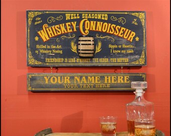 Unique whiskey signs related items | Etsy