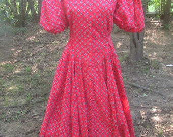 Prairie style dress | Etsy