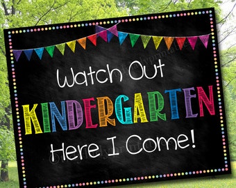 Kindergarten here i | Etsy