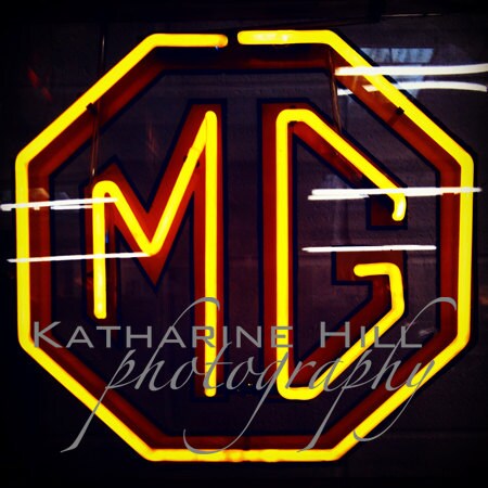MG Vintage Neon Sign 9x 9 Instagram Photographic
