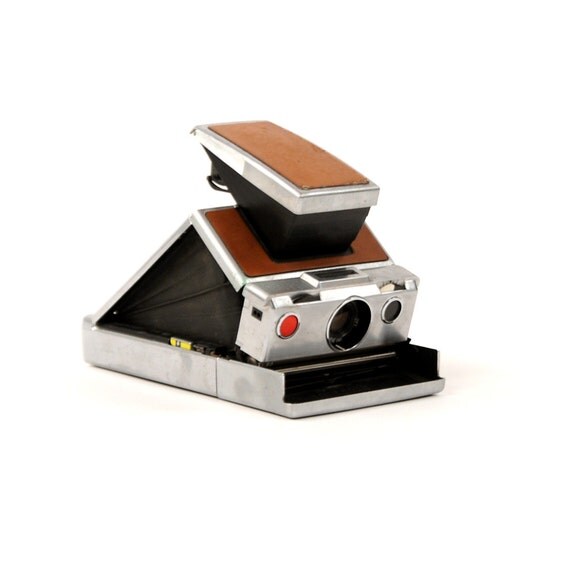 Vintage 1970's Polaroid SX-70 Instant Land Camera Tan