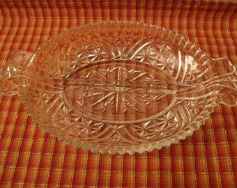 Unique glass relish tray related items | Etsy