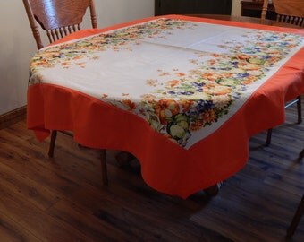 Primitive tablecloth | Etsy