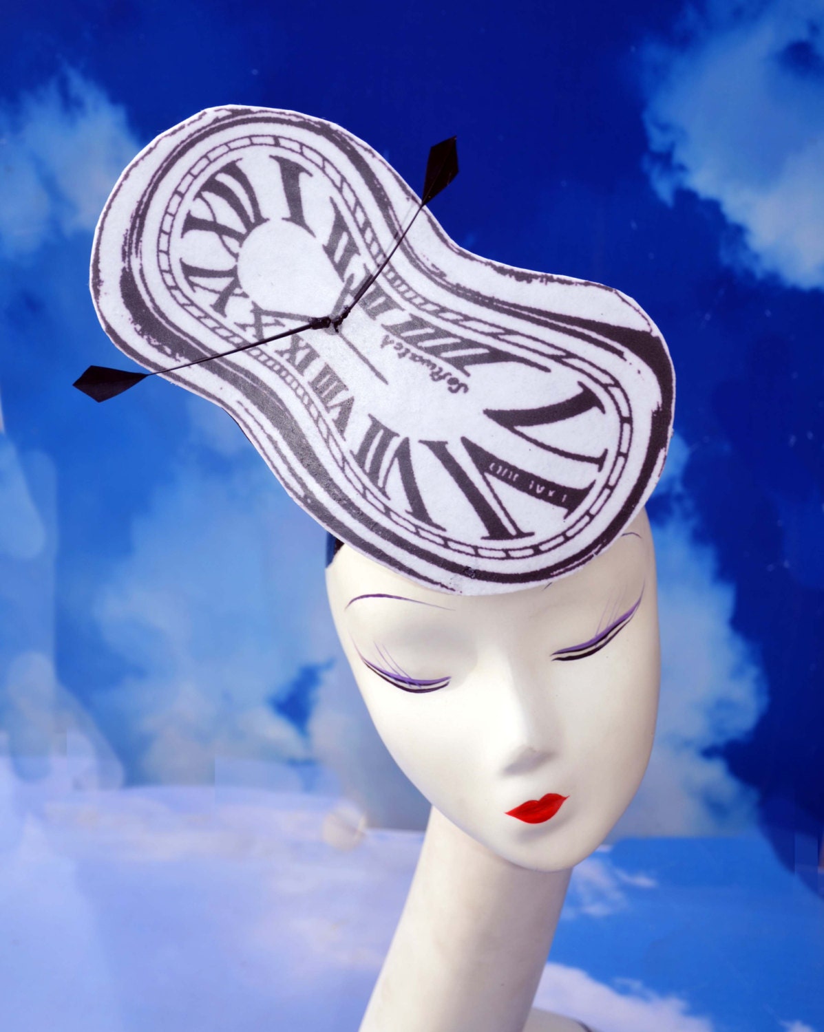 Surrealist Black and White Salvador Dali Softwatch Soft Watch