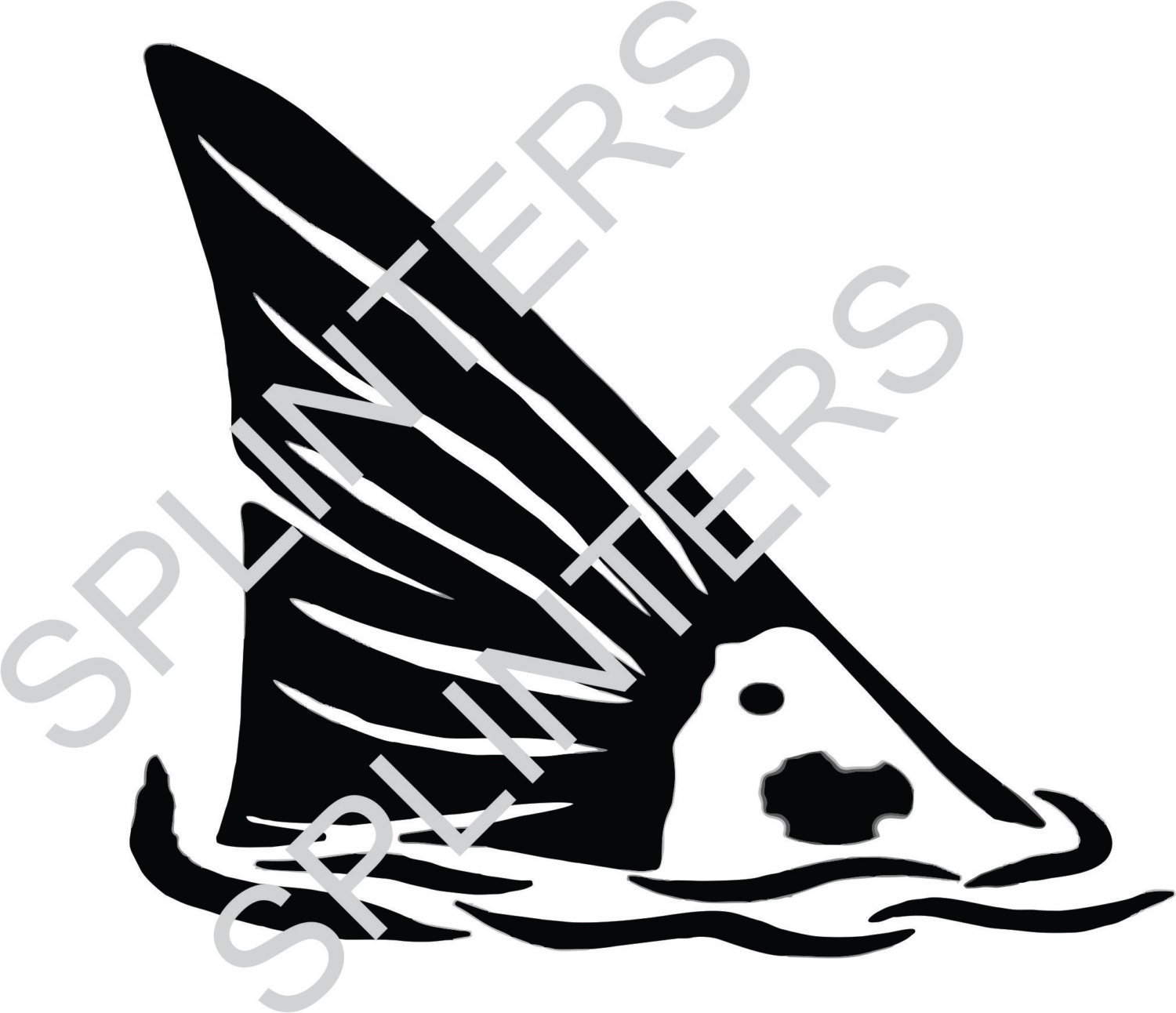 Redfish Tail SVG File