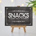 Instant 'SNACKS please help yourself' Printable Sign