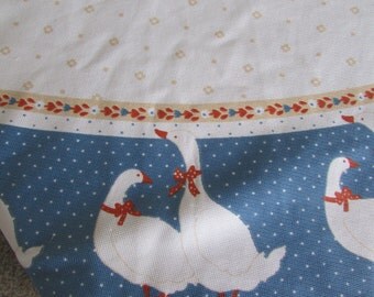 Square Vintage 70s Floral Fringed Tablecloth by MomsGiftShoppe