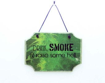 Marijuana decor | Etsy