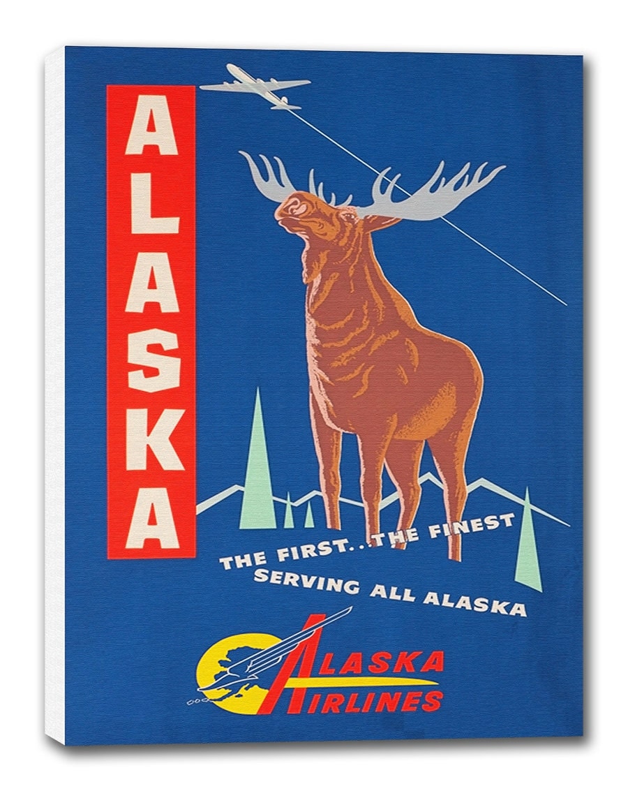 Alaska Art Vintage Travel Poster Retro Home Decor Print xr949