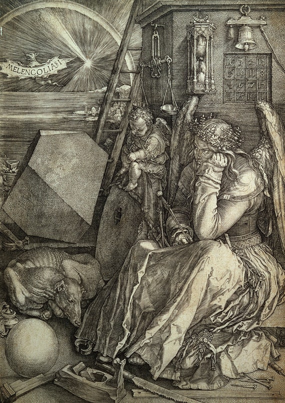 Albrecht Durer: Melancholia Melancolia. Fine Art