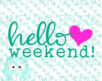 Weekend svg | Etsy