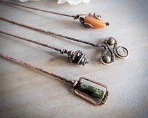 Unique wire wrapped hair related items | Etsy