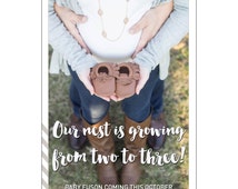 Unique postcard baby announcement related items | Etsy