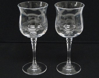 Unique tulip wine glasses related items | Etsy