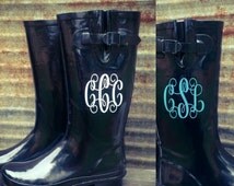 Monogram Rain Boots