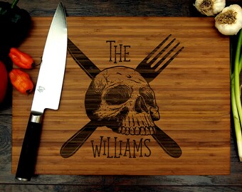 Skull kitchen decor | Etsy