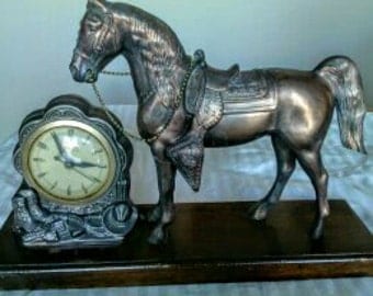 Horse clock | Etsy