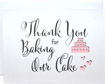 Thank you cake baker | Etsy