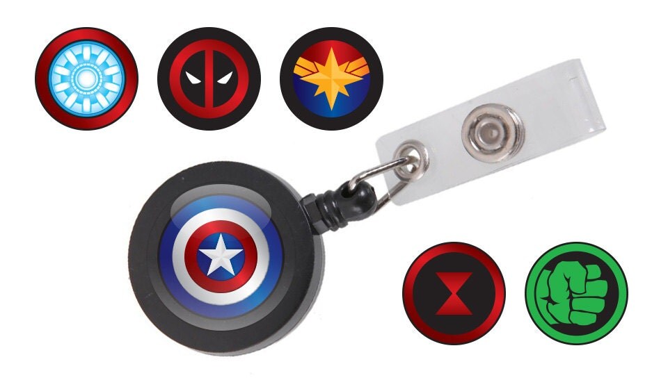 Marvel ID Badge Reel by RedGiantDesign on Etsy