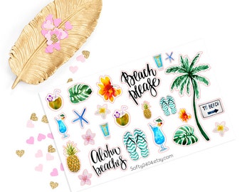 Summer stickers | Etsy