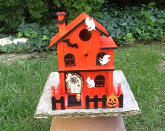 Halloween birdhouse | Etsy