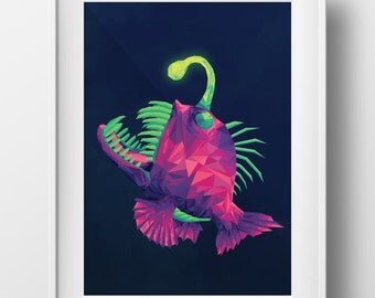 Angler fish | Etsy