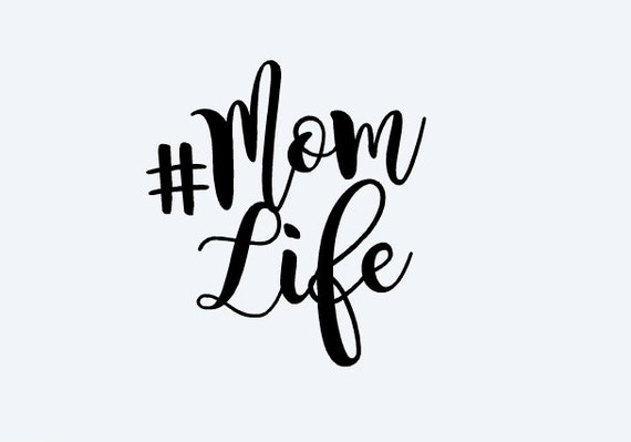 Mom Life Momlife Car Decal Multiple Color Options
