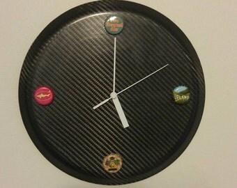 Carbon fiber clock | Etsy