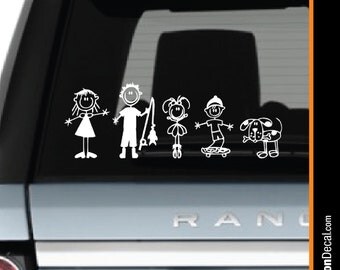 Family car stickers | Etsy