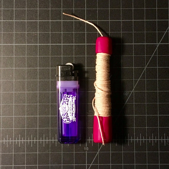 Hemp Wick Stick Fuscia by HempWickSticks on Etsy