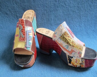 Unique 80s platform shoes related items | Etsy