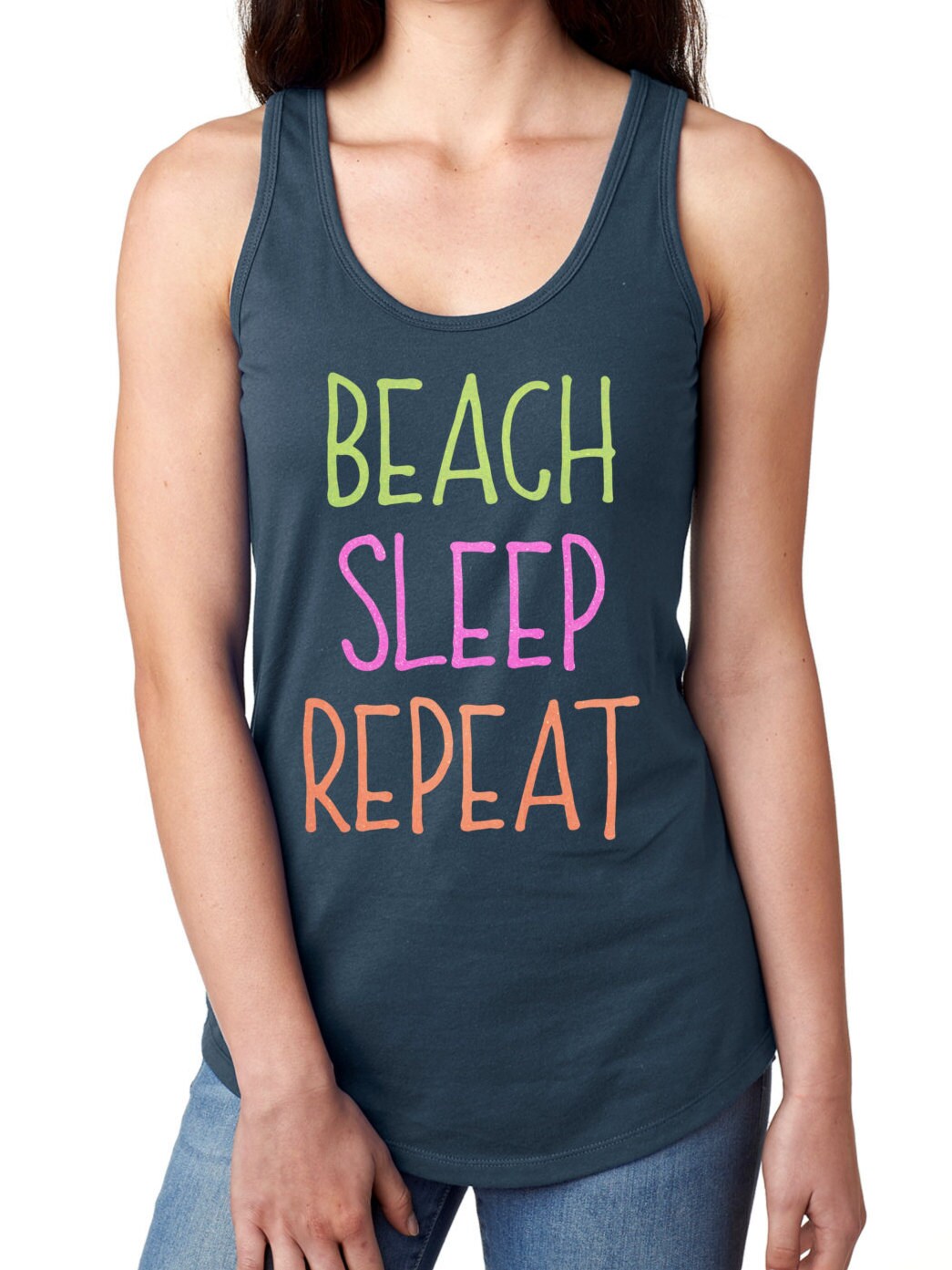 Beach Tank Ladies Tank Top Vacation Shirts Beach Clothes
