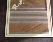 Unique inlay cutting board related items | Etsy