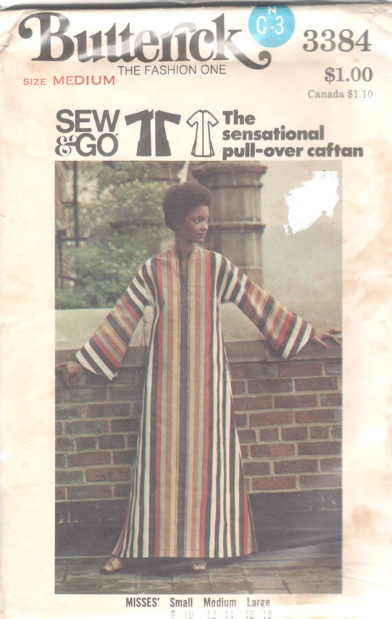 Butterick 3384 1970s Easy Sensational Pullover Misses by mbchills