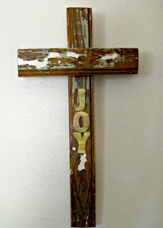 Rustic Wood Cross Christian Home Decor Christian by AlicesStuff