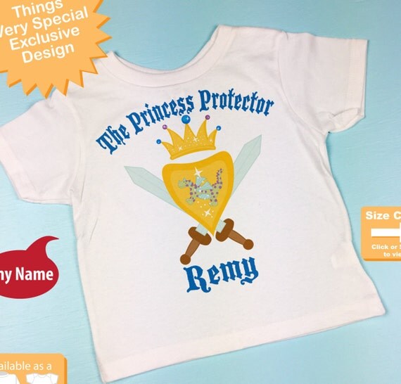 Boy's Personalized Princess Protector Big by ThingsVerySpecial