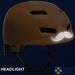 Moustache Reflective Decal / Mustache Helmet Sticker
