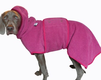 Pink dog jacket | Etsy