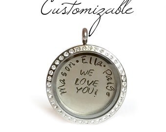 Memory Lockets Floating Charms by MyStonebridgeDesigns on Etsy