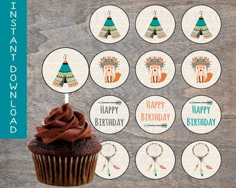 Teepee cake topper | Etsy